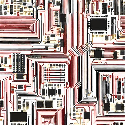 Premium Ai Image Digital Circuitry And Electronics