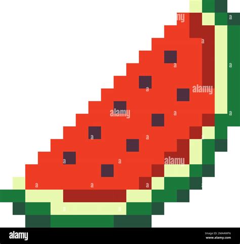Spreadsheet Pixel Art Watermelon At Sandra Moody Blog