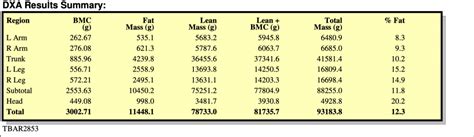 DEXA Scan Results Understanding Your DEXA Scan Report
