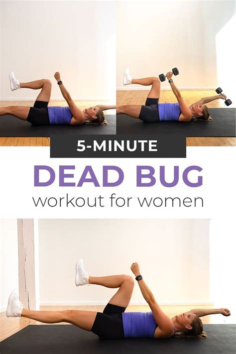 Dead Bug Exercise Tutorial And Variations Nourish Move Love Dead