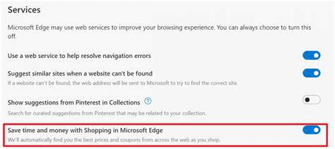 How To Enable Or Disable Shopping Feature In Microsoft Edge Gadgets To Use