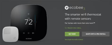 My Ecobee3 Homekit Wifi Thermostat With Remote Motion And Temperature Sensors Makes Cents For My