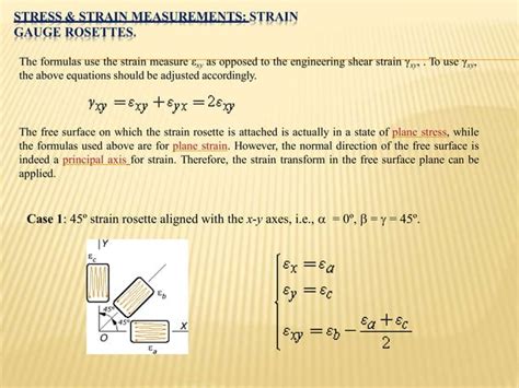 Stress Strain Measurements Ppt Pdf