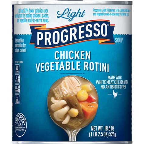 Progresso Light Vegetable Soup Nutrition Facts Americanwarmoms Org