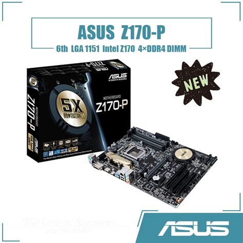 Asus Z170 P Motherboard Socket Lga 1151 4xddr4 Dimm Using Intel Z170 Chipset Standard Atx 64gb