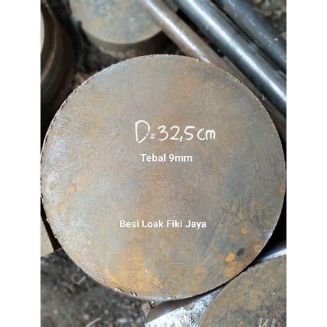 Jual Besi Plat Bulat Diameter Cm Tebal Mm Shopee Indonesia
