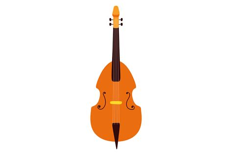 Bass String Instrument Classic Orchestr Graphic By Ladadikart