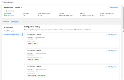 Viewing Profiler Configurations In Compute Cluster Enabled Environments