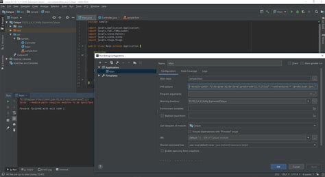 Создание Javafx проекта в Intellij Idea