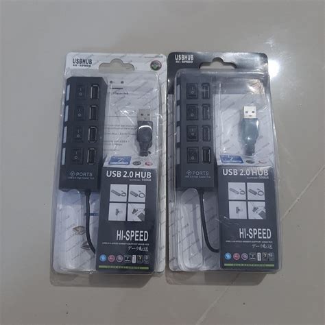 Jual Usb Hub Port Output On Off Saklar Lampu Usb Cabang Usb Extend Shopee Indonesia