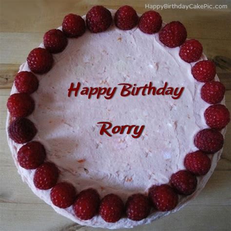 ️ Strawberry Border Birthday Cake For Rorry