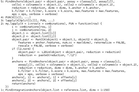 error in findintegrationanchors · issue 965 · satijalab seurat · github