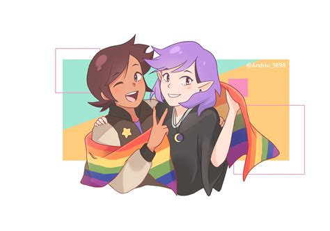 The Owl House Lumity Luzamity Amity X Luz La Casa Buho Print Etsy Australia