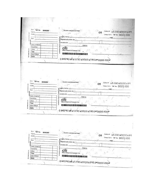 Formato De Cheques Pdf