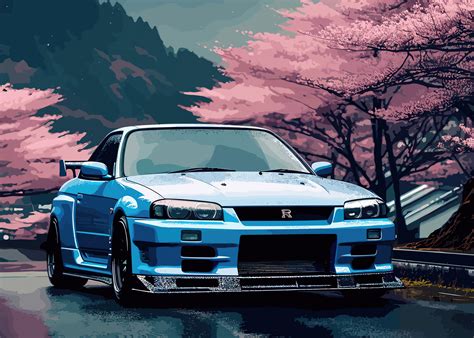 Nissan Skyline R34 Wallpaper
