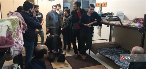 بازدید رئیس دانشگاه صنعتی شریف از خوابگاه دانشجویی شهید وزوایی تصاویر