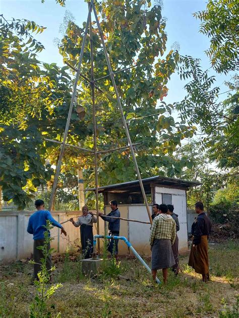 မြိုင်မြို့တွင် နွေရာသီကာလ သောက်သုံးရေပြတ်လပ်မှုမရှိစေရေး ကွင်းဆင်းဆောင