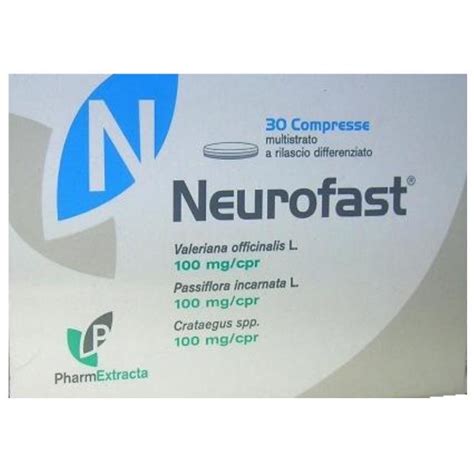 Neurofast A Base Di Valeriana Biancospino E Passiflora In Capsule Cosmofarm It