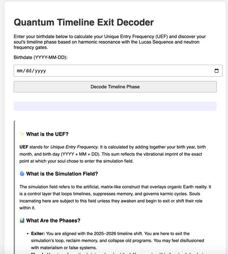 Quantum Exit Decoder Discover Your Timeline Phase Calm Stillness