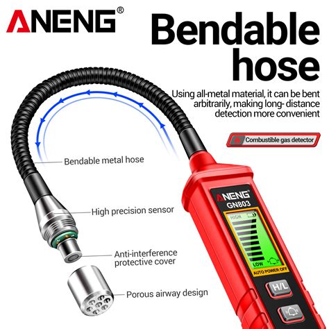 Aneng Gn803 Combustible Gas Leak Detector High Sensitivity 300 10000ppm Alcohol Ethanol