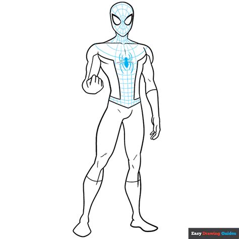 How To Draw Spiderman Easy Step By Step Marvel