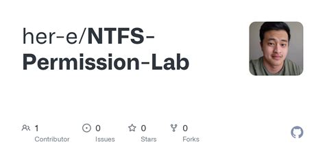 Github Her E Ntfs Permission Lab