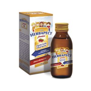 Herbapect Junior сироп для детей старше 3-х лет, малиновый ароматизатор ...