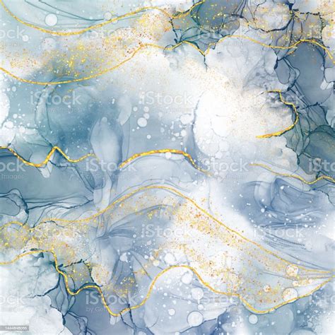 알코올 잉크가 있는 추상적인 배경 템플릿에 대한 금색 반짝이 배경이 있는 대리석 질감 디자인 초대 카드 인사말 카드 웨딩 카드 회화에 대한 스톡 사진 및 기타 이미지