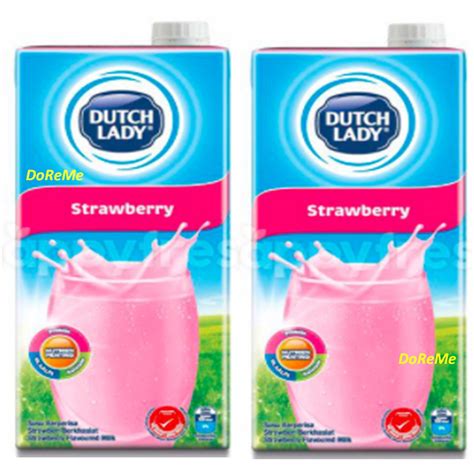 Dutch Lady Murah Full Cream Uht Fresh Milk Low Fat Chocolate Strawberry