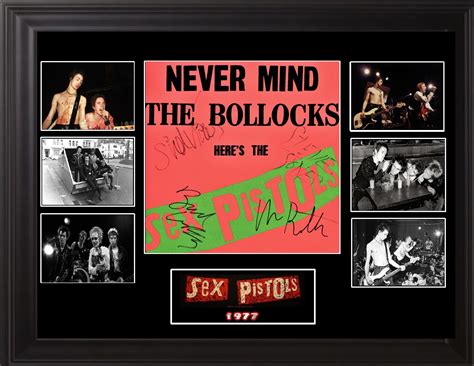 Sex Pistols Autographed Lp Zion Graphic Collectibles