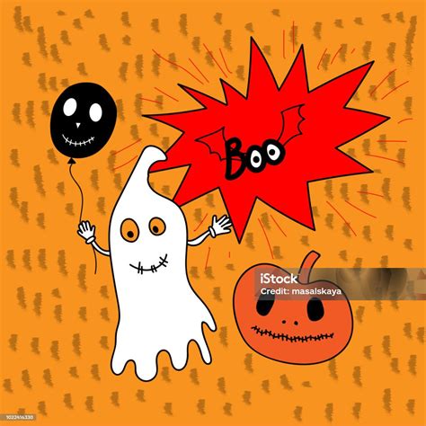 비행 유령 정신 멧 새 국기 부를 들고입니다 즐거운 할로윈 보내세요 무서운 백색 유령입니다 귀여운 만화 유령 문자입니다 웃는 얼굴 손 가을에 대한 스톡 벡터 아트 및 기타