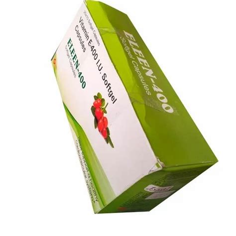 Vitamin E 400 Iu Softgel Capsules At Rs 207box Vitamin E Capsule In