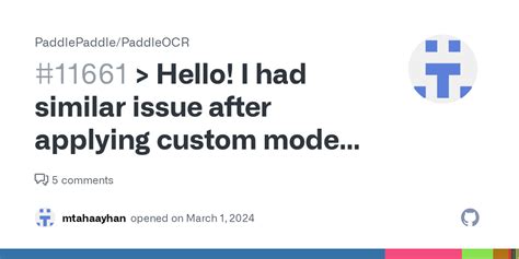 Hello I Had Similar Issue After Applying Custom Model For Paddleocr The Error Raised From
