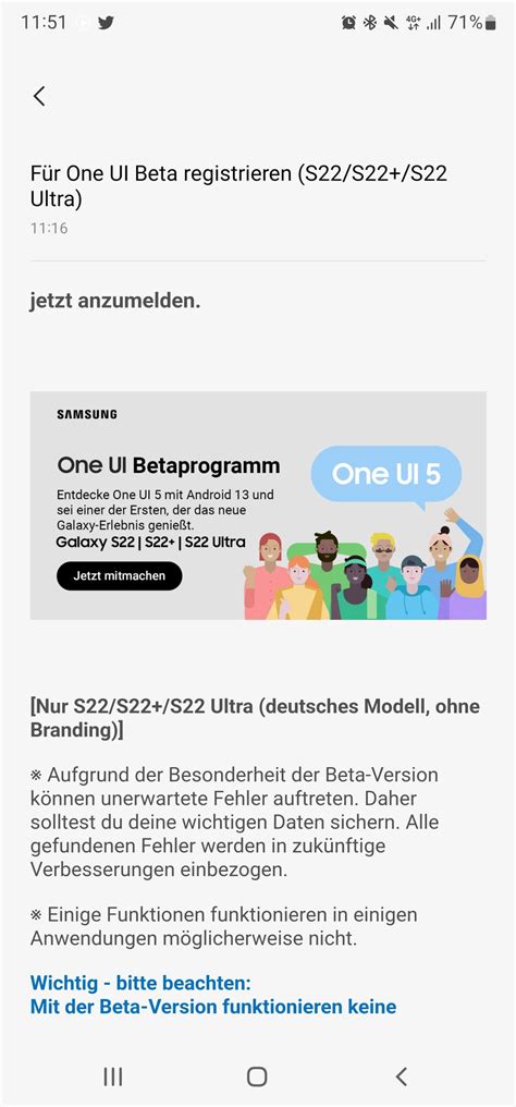 How To Join Samsung One Ui 5 0 Beta Program To Test Android 13 Sammobile
