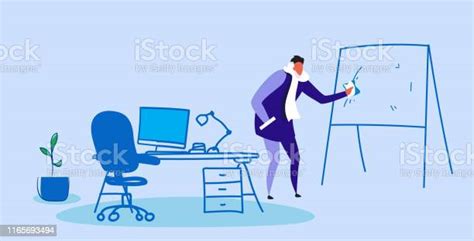 남자 청소 플립 차트 사업가 플립 차트 보드 현대 직장 사무실 인테리어 수평 전체 길이에 정보 데이터를 지워 남자 사업가에 대한 스톡 벡터 아트 및 기타 이미지 Istock