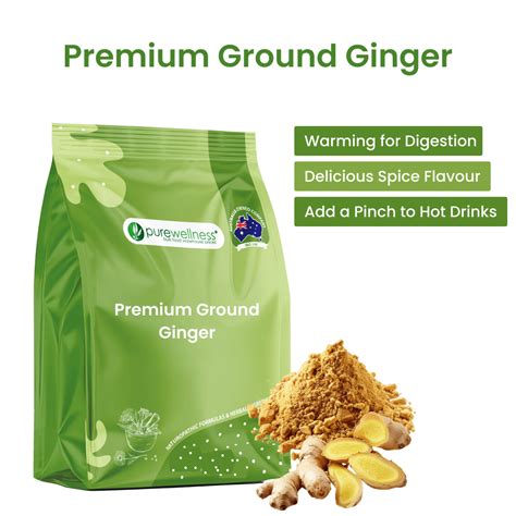 Premium Ground Ginger Purewellness