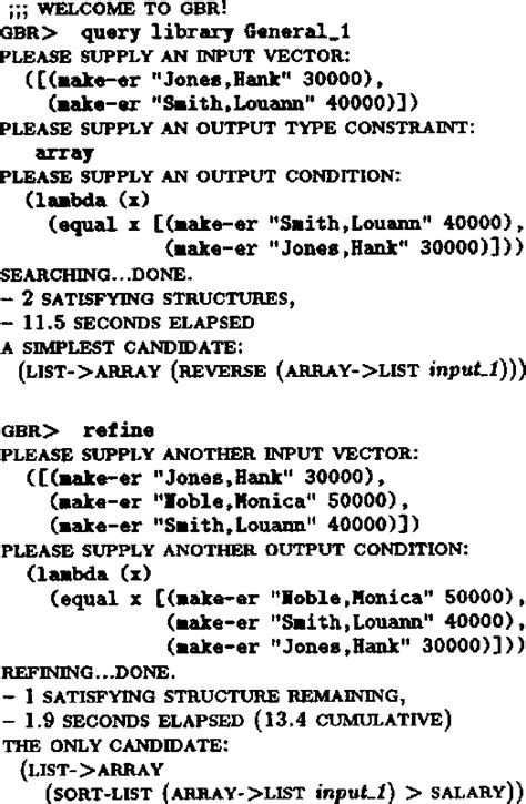 Figure 1 From Generalized Behavior Based Retrieval From A Software Reuse Library Semantic