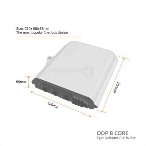 Odp 8 Core Type Adapter Putih Falcom Technology