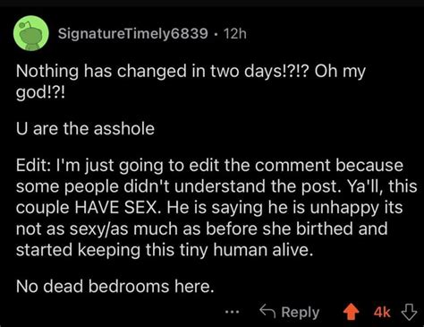 Aita For Divorcing My Wife Because Our Sex Life Will Never Be What It