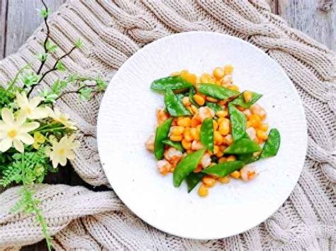 玉米炒虾仁的做法豌豆玉米炒虾仁的做法 美食视频 华网