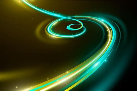 추상 네온 조명 배경 무료 벡터