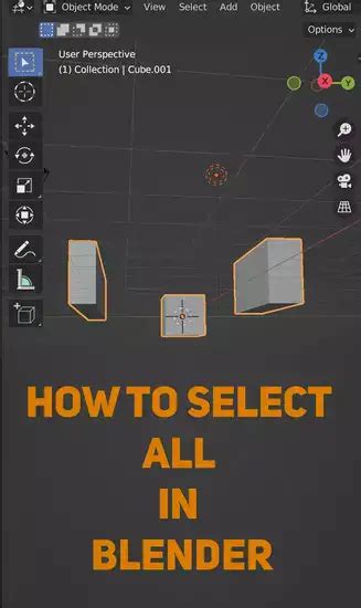 How To Select All In Blender
