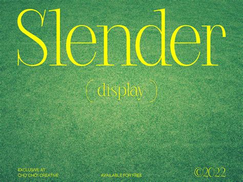 Slender Behance
