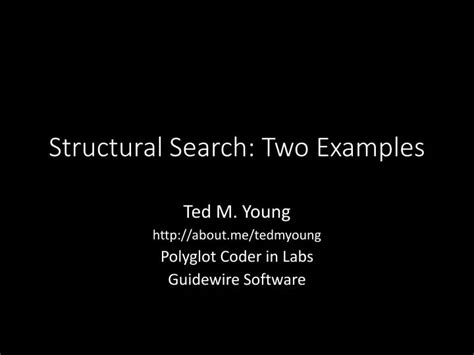 Ppt Structural Search Two Examples Powerpoint Presentation Free