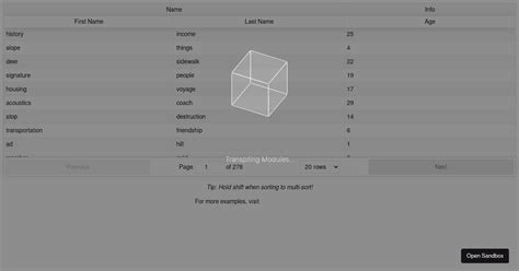 React Table Fixed Header Vertical Scroll Codesandbox