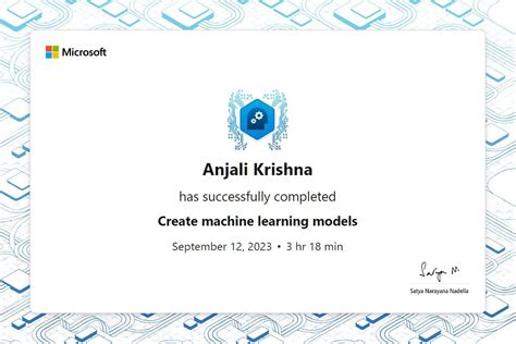 Hi I Have Successfully Completed The Create Machine Learning Models