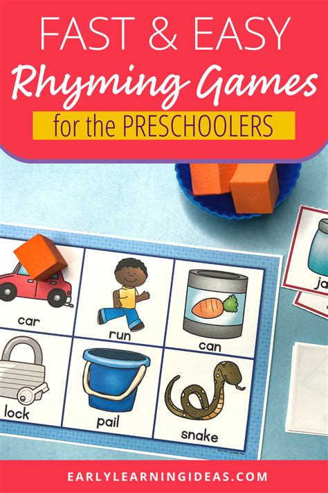 10 Fun Easy Rhyming Games For Preschoolers Artofit