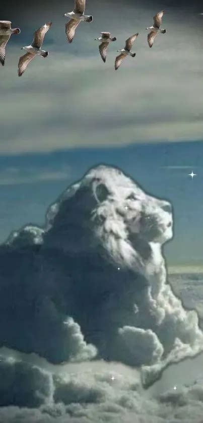 Majestic Cloud Lion Art Free Download