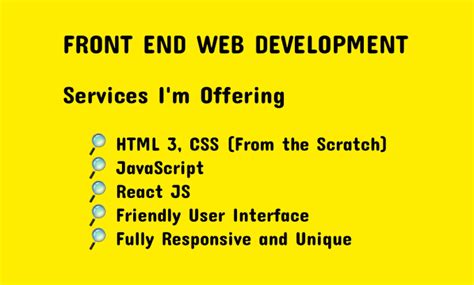 Be Your Front End Developer In Html Css And Javascript By Pragatheesh