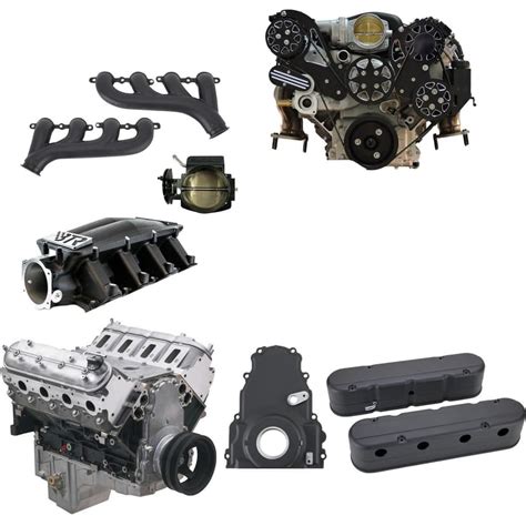 Ls Gen Iii 60l Crate Engine Kit 364hp450tq Black Aluminum